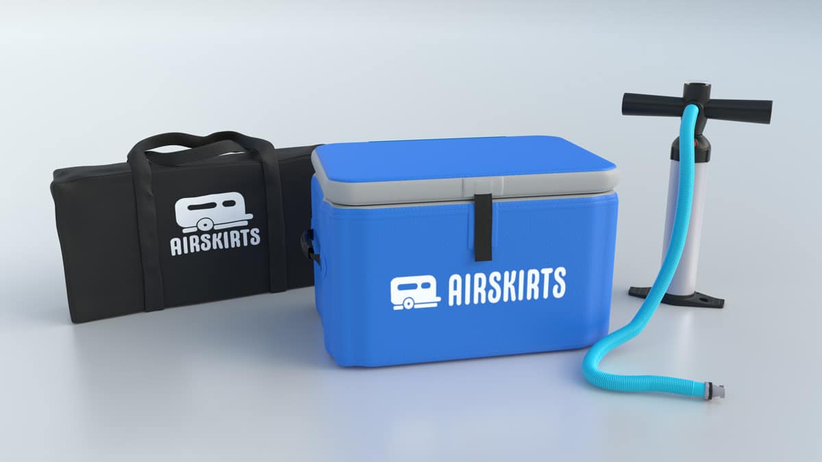 AirSkirts Cooler – The Rugged, Space-saving, Inflatable Cooler - AirSkirts