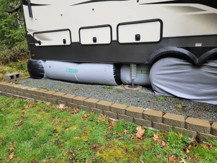 Individual Skirt Tubes for Kit Expansions & RV Pet Containment - AirSkirts